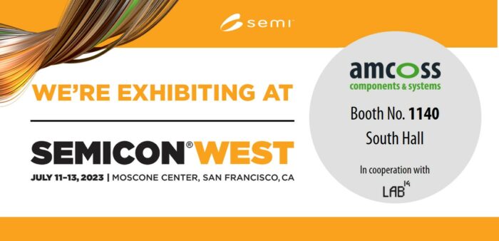 amcoss is exhibitor at SEMICON West – amcoss GmbH