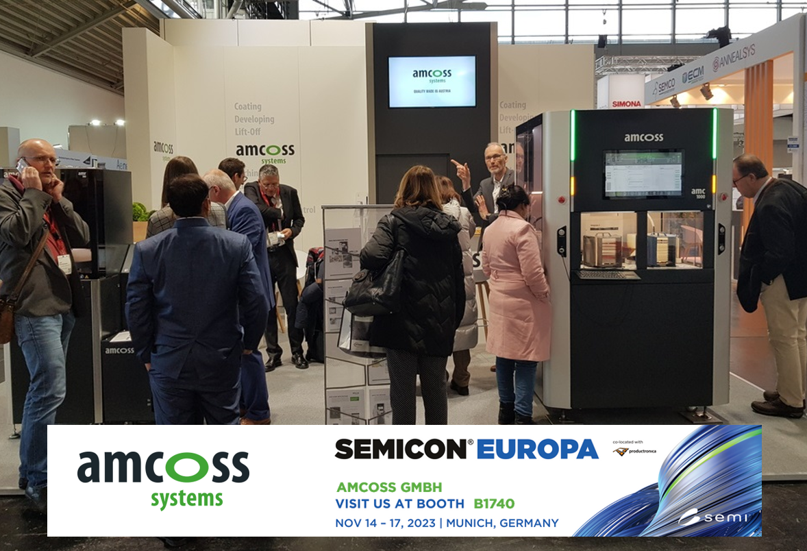 Visit the amcoss booth at Semicon Europa – amcoss GmbH